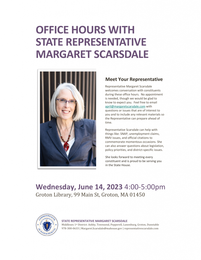 Meet Your Representative - Office Hours with State Representative ...
