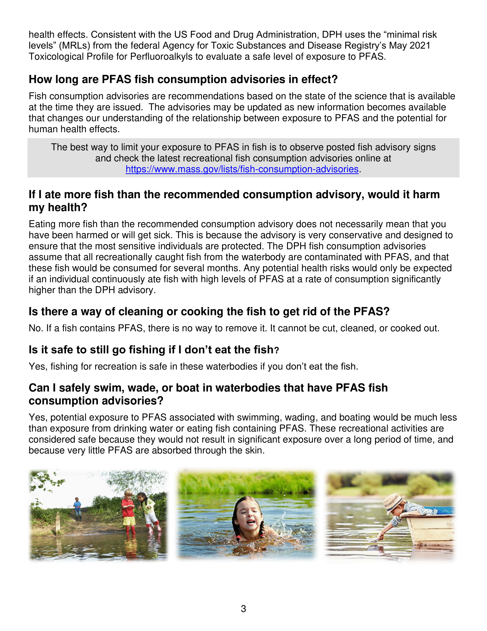 Fish Consumption Advisory - Town of Groton